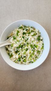 Ginger Scallion Rice - Amy's Nutrition Kitchen