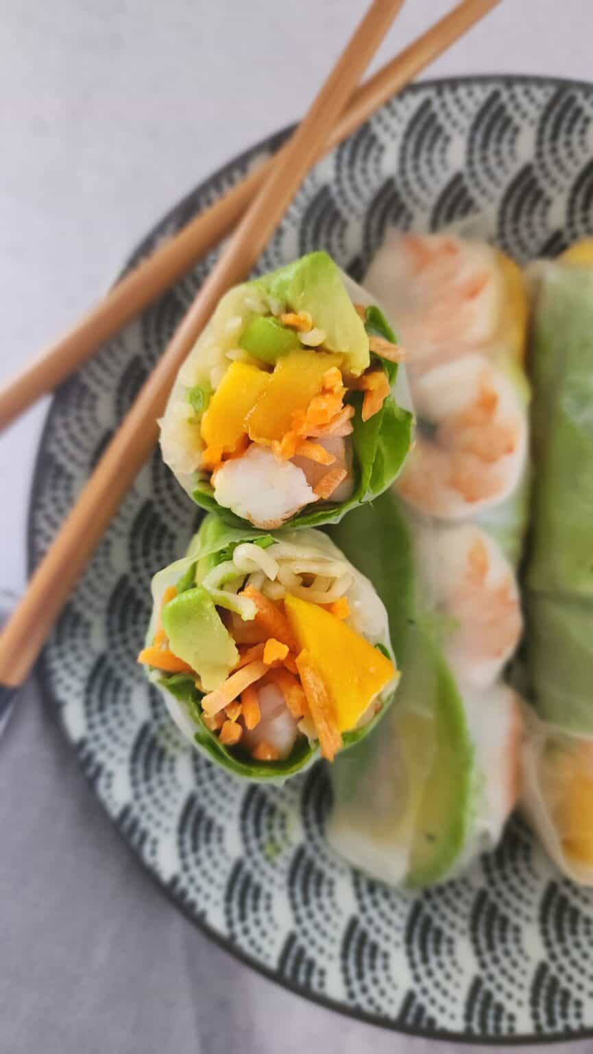 Easy Shrimp Spring Rolls - Amy's Nutrition Kitchen