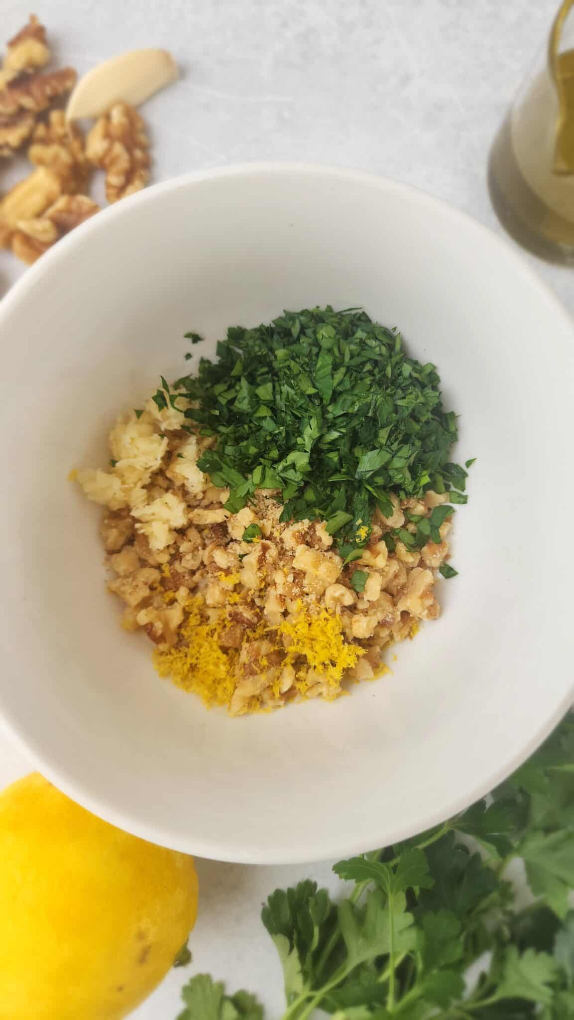 Walnut Gremolata - Amy's Nutrition Kitchen
